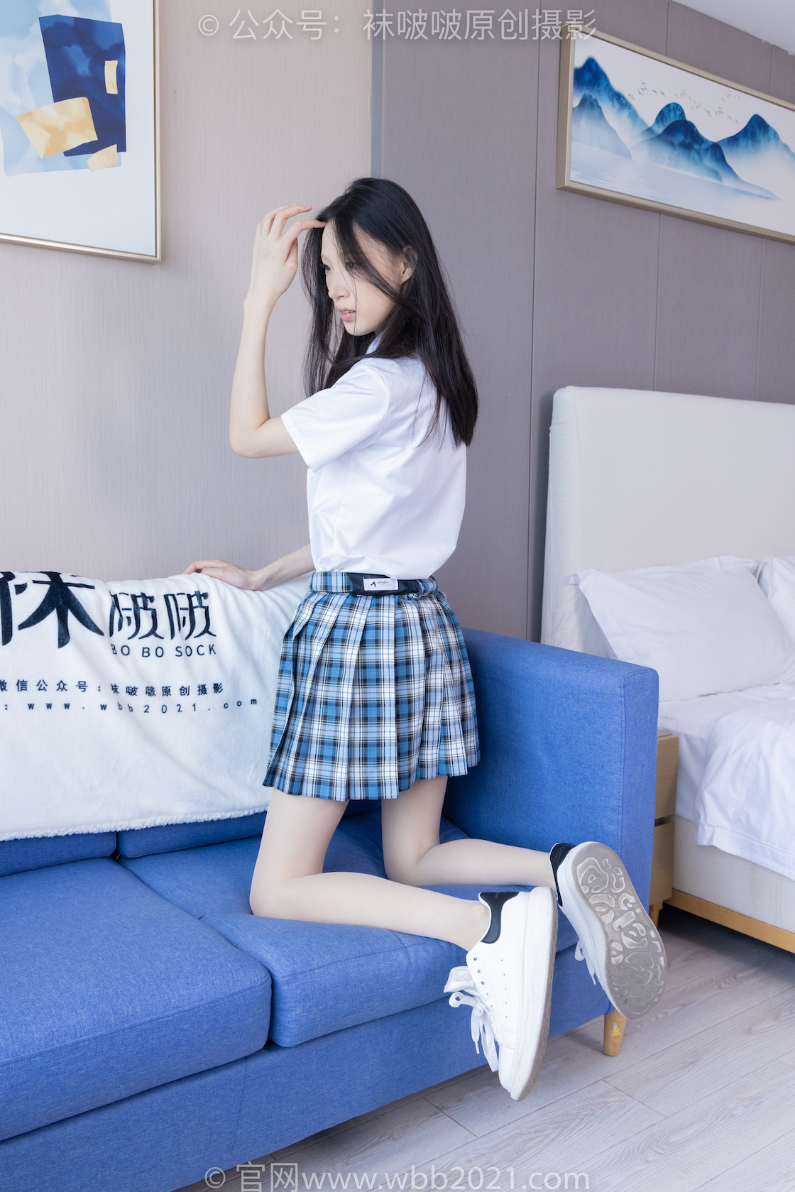 袜啵啵积分限定039期：雪糕-板鞋、薄肉丝（脚尖加固款）、jk制服-袜啵啵在线写真-waboboo.com